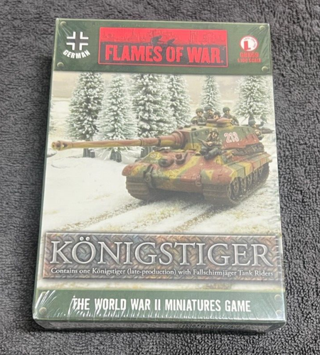 Flames of War German Konigstiger (Very Rare GBX69) | eBay