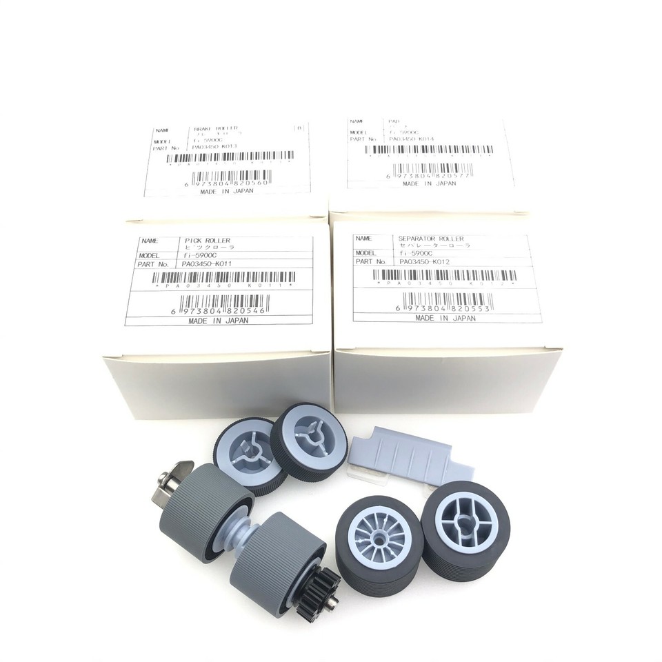 Scanner Feed Pickup Brake Saparation Roller for Fujitsu fi-5900 fi-5950 ...