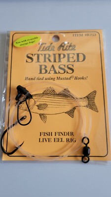NEW Tide Rite STRIPED BASS Fish Finder Live Eel Rig w/Hook Fishing | eBay