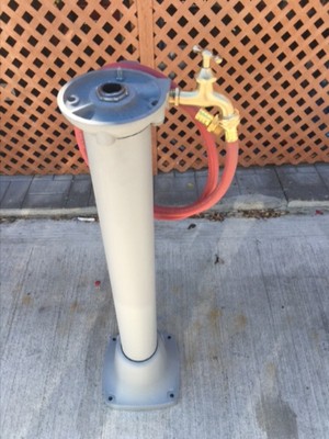 Eco air meter full stand with water adaptor & hose and Brass faucet ...