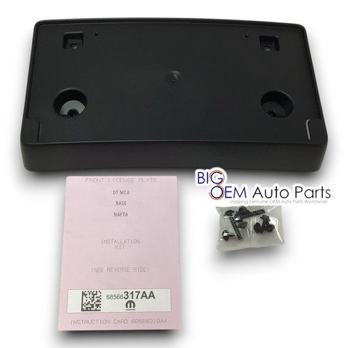 2025 RAM 1500 front License Plate Bracket holder black new OEM ...