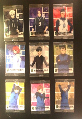 Blue Lock Wafers Card 18 Normal cards complete set NEW UNOPENED ...