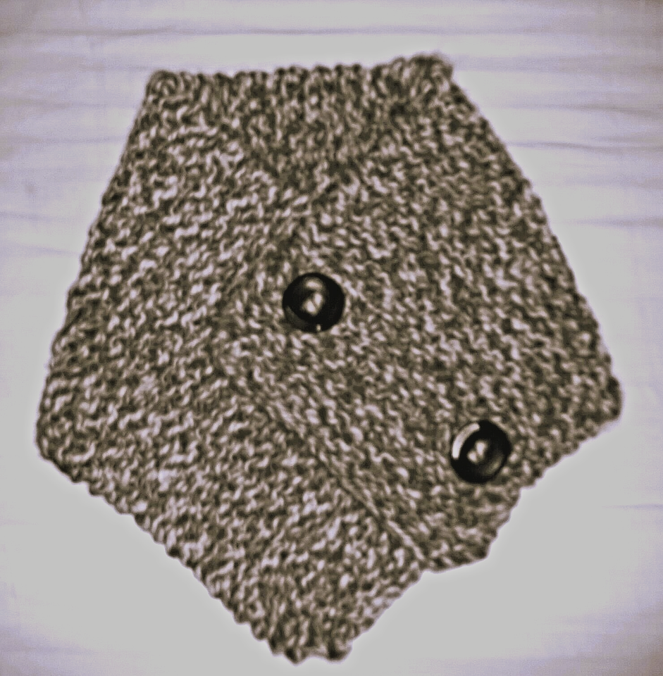 Handmade Pure Virgin Wool Button Scarf | eBay