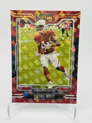 2021 Playbook Rondale Moore Holo Logo Case Hit Shield RC Rookie Mint ...