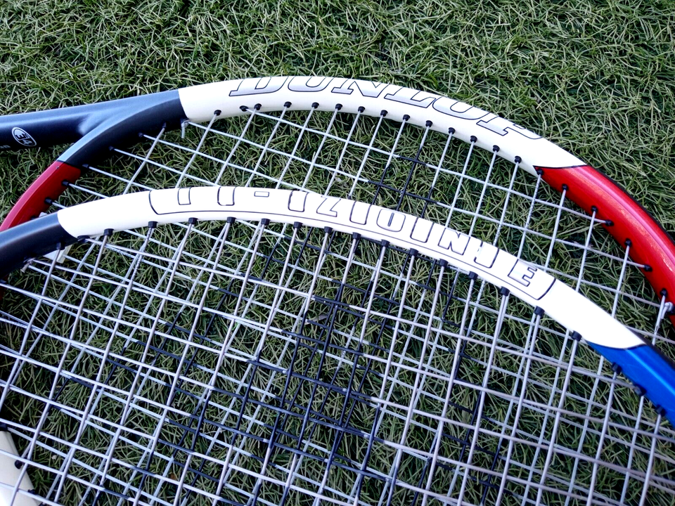 2x Tennis Racquets, Dunlop i-zone 5 & Impact Comp TI, New Grips | eBay