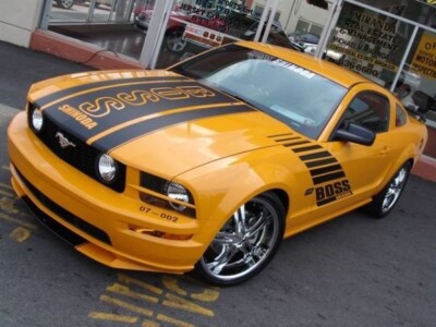 2005-2009 Boss Shinoda Mustang Graphics/Decal kit (Gloss Black) | 1 ...