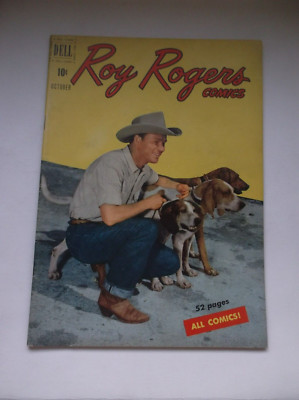 DELL: ROY ROGERS COMICS #34, WITH TRIGGER'S BACKUP STORY, 1950, FN (6.0 ...