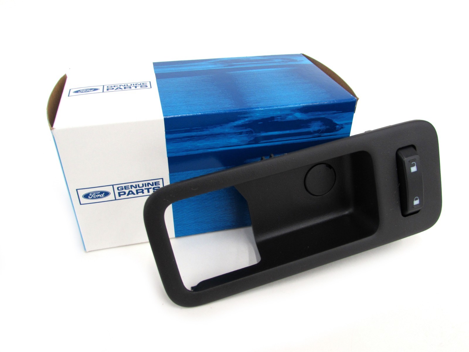 2007-2014 Ford Edge Left Driver Inner Door Handle Charcoal Black Bezel ...