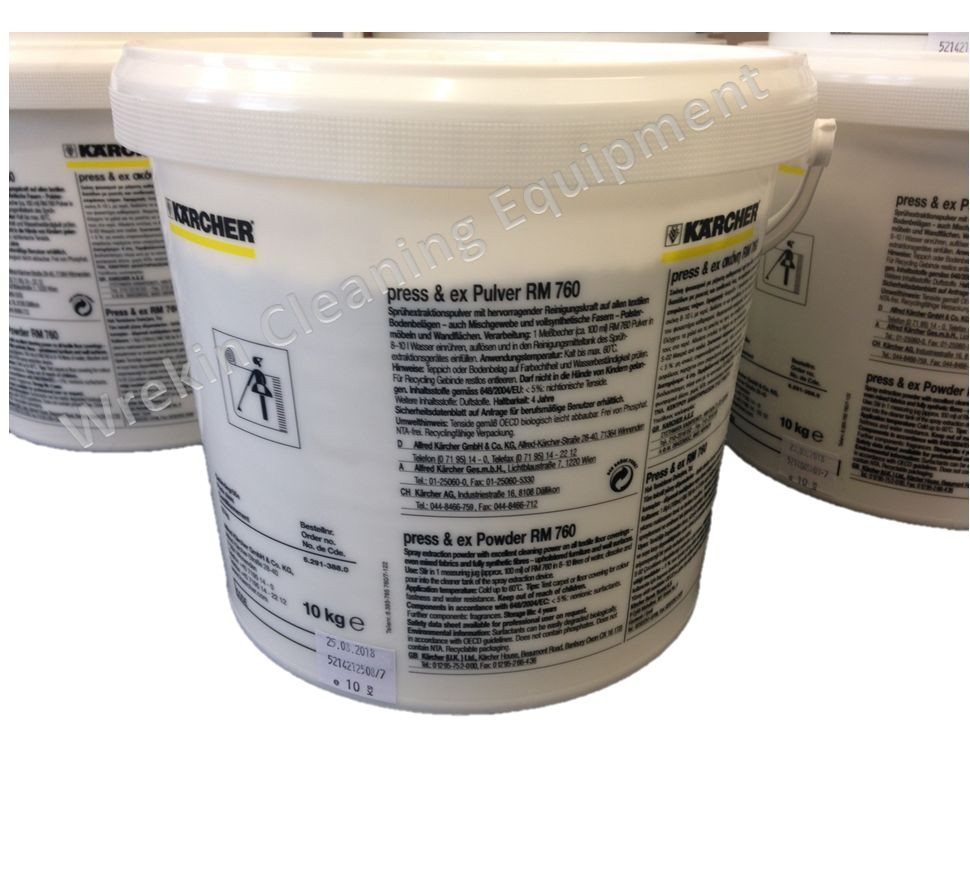 PUZZI 100 200 8/1 10/1 10/2 CLEANING CHEMICAL POWDER 10kg KARCHER RM760 ...