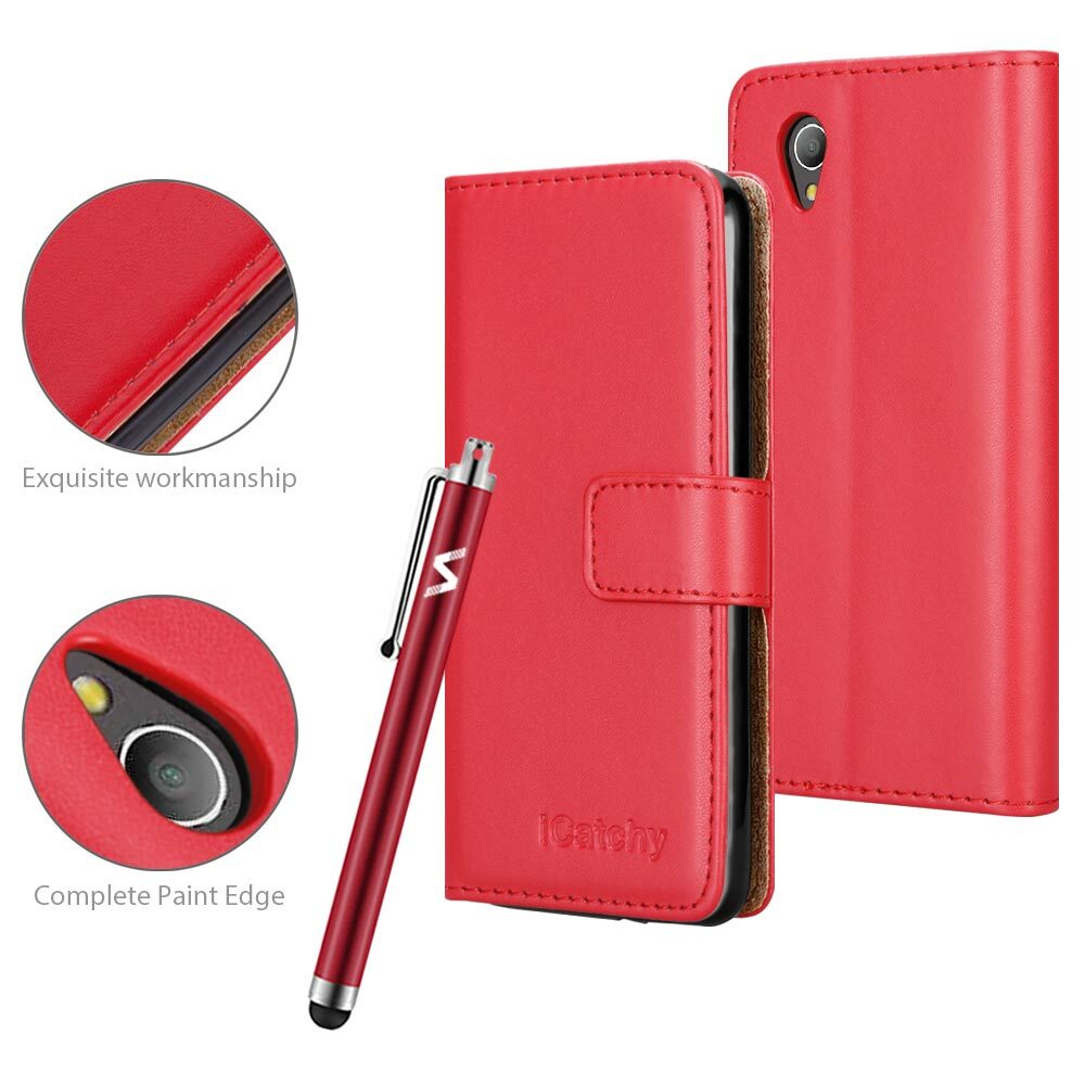 For Alcatel 1 Phone Case Flip Leather Card Wallet Stand Cover For ...