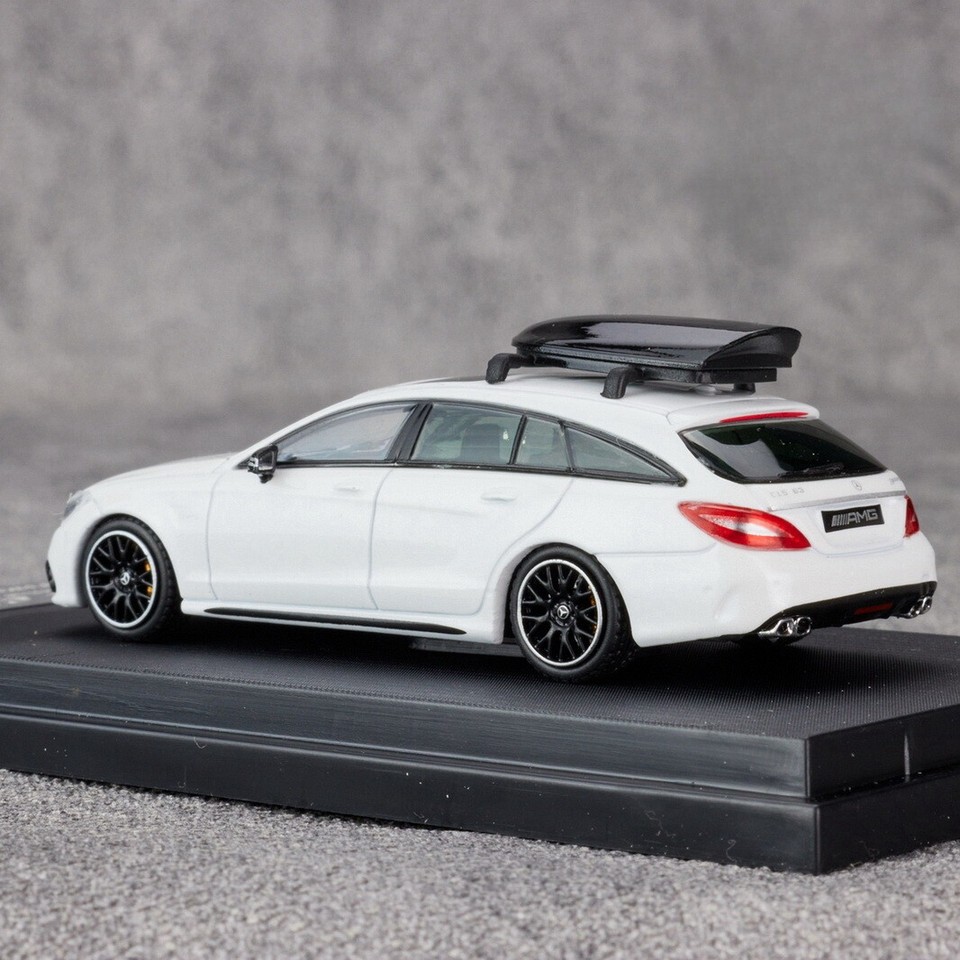 BM 1/64 Mercedes-Benz CLS 63 AMG Shooting Brake White Diecast Car Model ...