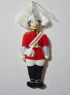 St. Nicholas Square Felt British ROYAL GUARDSMAN Soldier Christmas ...