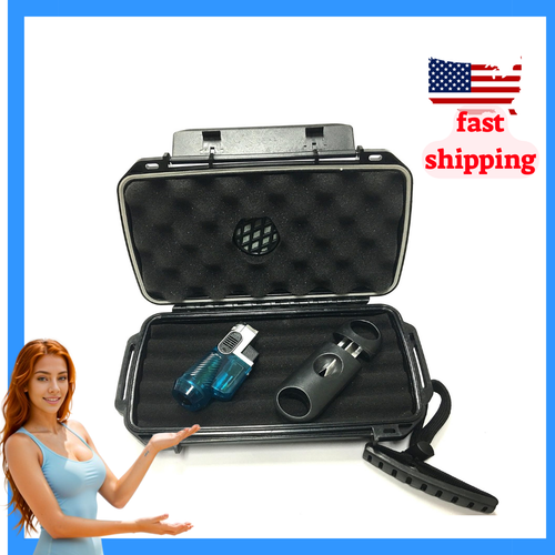 F.e.s.s Fess Trident Gift Set Travel Cigar Humidor Waterproof Holder ...