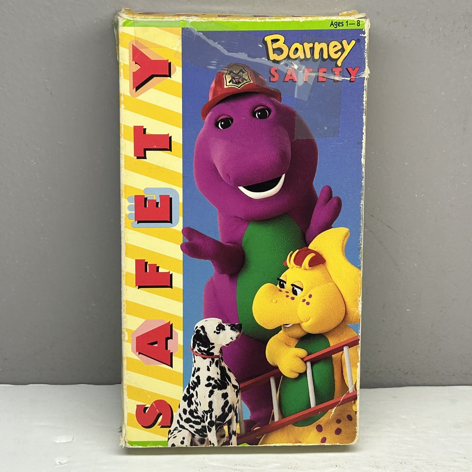 Barney & Friends Safety VHS 1995 Video Tape VTG Kids Sing Along Songs ...