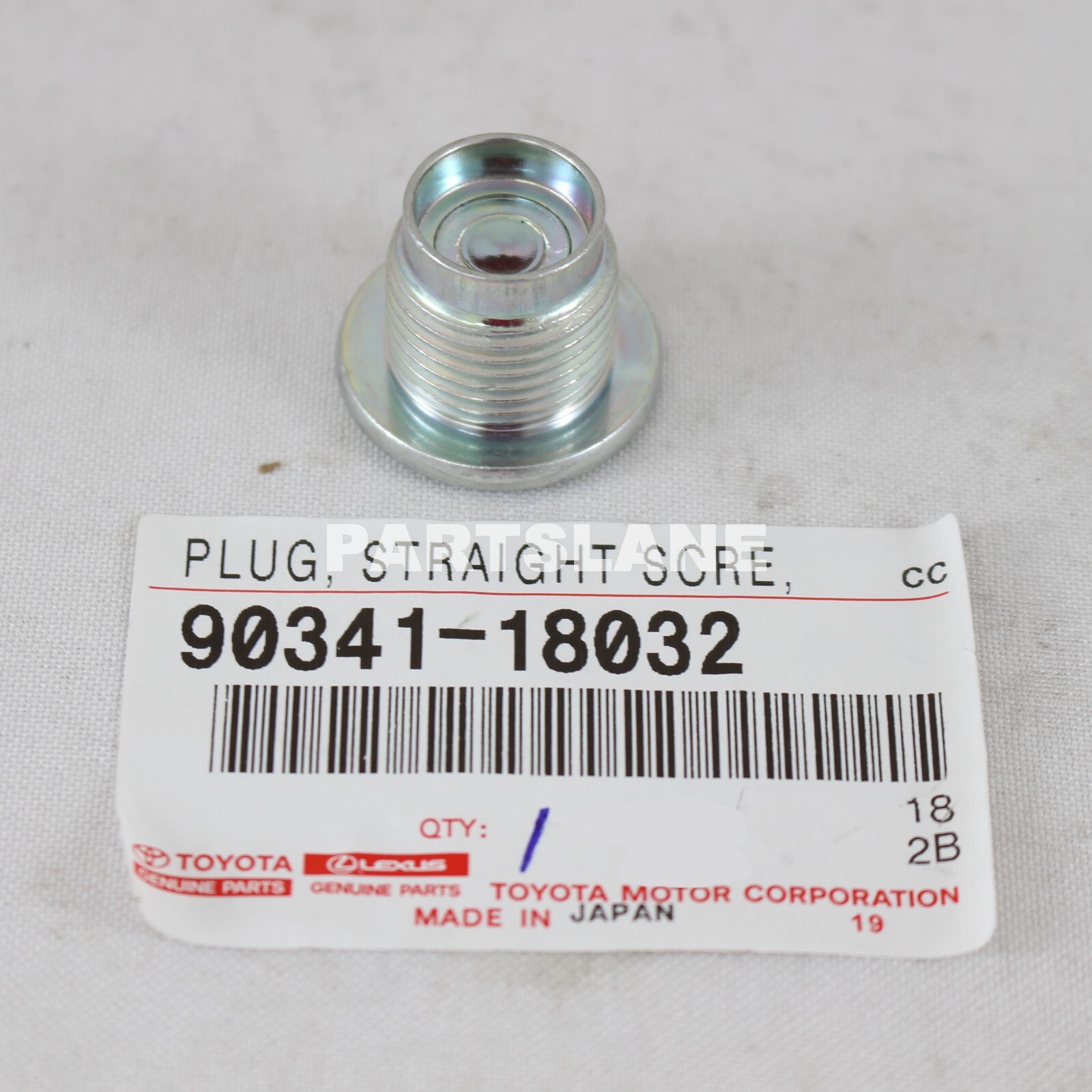 Genuine Toyota Plug Straight Screw 90341-18032 for sale online | eBay
