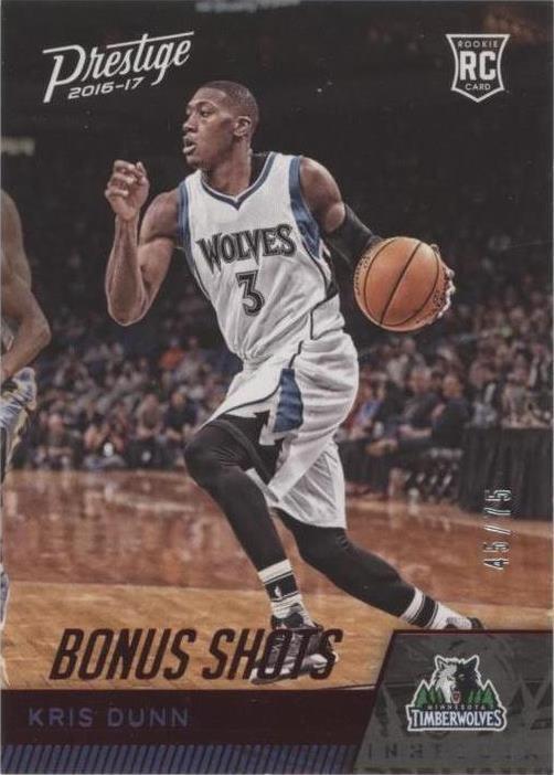 2016-17 Panini Prestige - Rookies Kris Dunn #155 Bonus Shots Red /75 ...