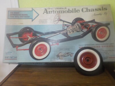vintage renwal the visible automobile chassis one tire and wheel for ...