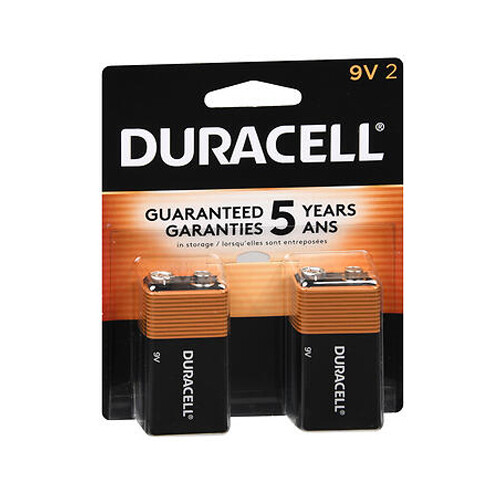 9v Alkaline Batteries 2 Count By Duracell 41333216010 | eBay Australia