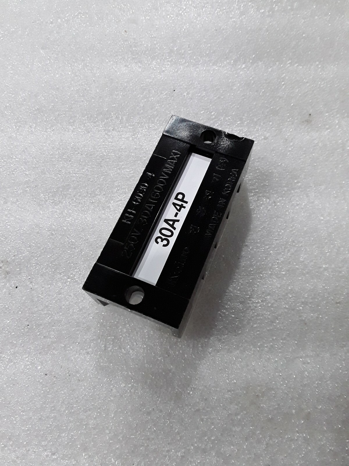 KH-6030-4P KOINO TERMINAL BLOCK 4P 250VAC 30AMP 600V MAX NEW | eBay