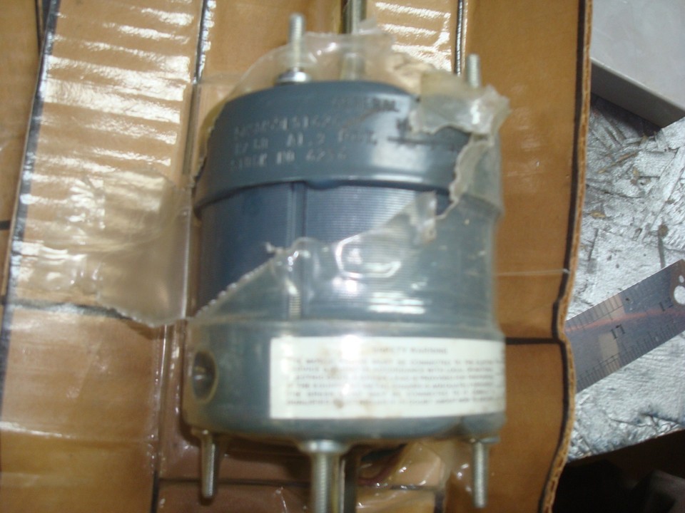 General Electric Motor Model 5KSM59LS1626-T 1/25 HP Sealed in original ...