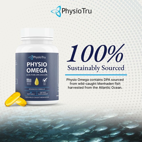 PhysioTru Physio Omega - Omega 3 Supplement - Sustainably Sourced - with DPA,... | eBay