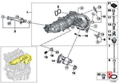 Genuine BMW E60 E61 E81 E82 E87 E88 E90 E91 E92 E93 O-Ring 25x3.15 ...