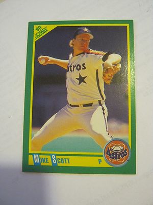 1990 Score #40 Mike Scott Baseball Card, (EB1-34) | eBay