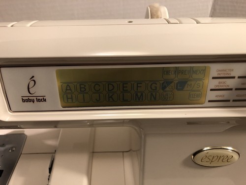 Baby Lock Espree EM1 Embroidery Machine | eBay