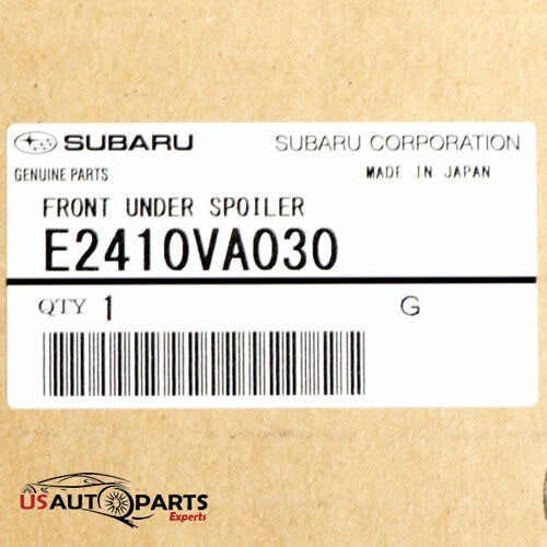 Subaru WRX STI 2018 Front Under Spoiler Lip E2410VA030 for sale online ...