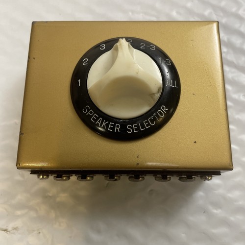 Vintage Stereo SPEAKER SELECTOR! | eBay