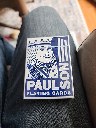 NEW SEALED Paulson Playing Cards LeonBenAri Jewelers Paul-Son No. 1 Las ...