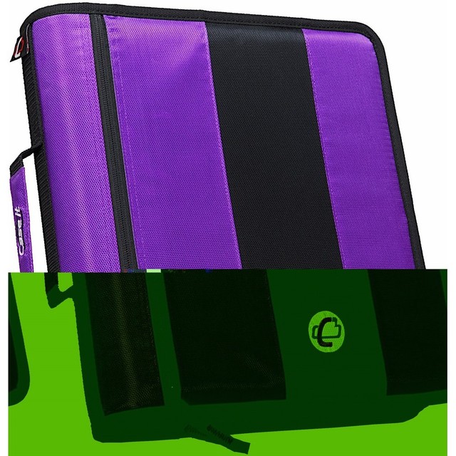 Case-it 2 Inch Ring ZIPPER Binder Purple School 3 Three for sale online ...