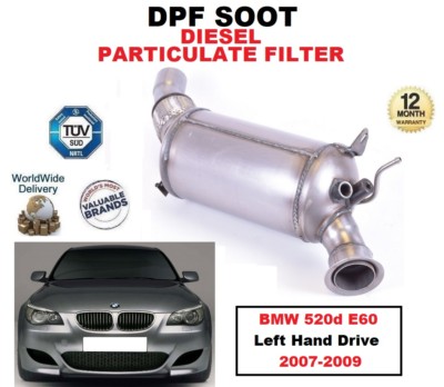 DPF DIESEL SOOT PARTICULATE FILTER for BMW 520d E60 Left Hand Drive ...