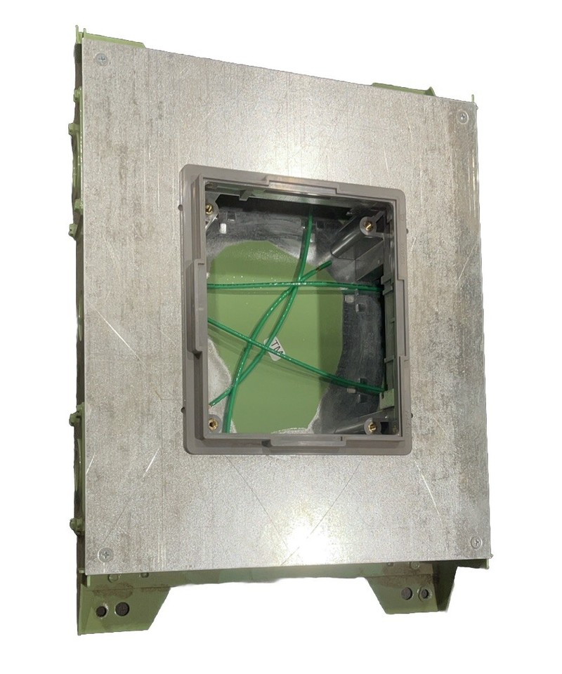 🔥(AN) Legrand Wiremold Outlet 377B Steel Floor Box 14 x 12" 225 cu in ...