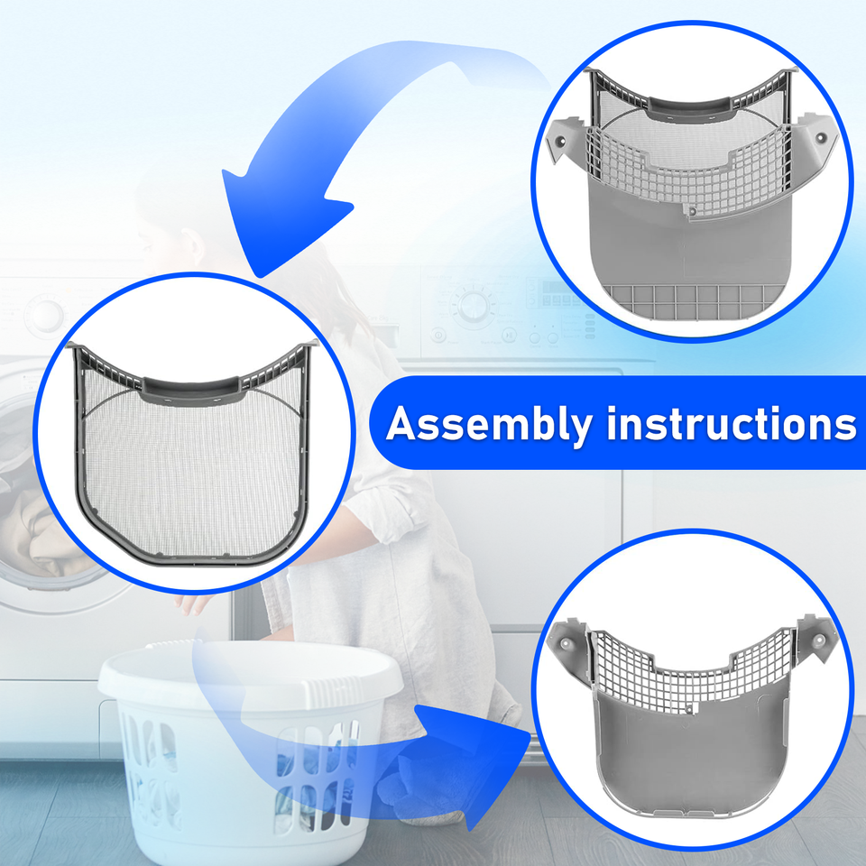MCK49049101 Dryer Lint Screen Cover & ADQ56656401 Lint Filter Screen ...