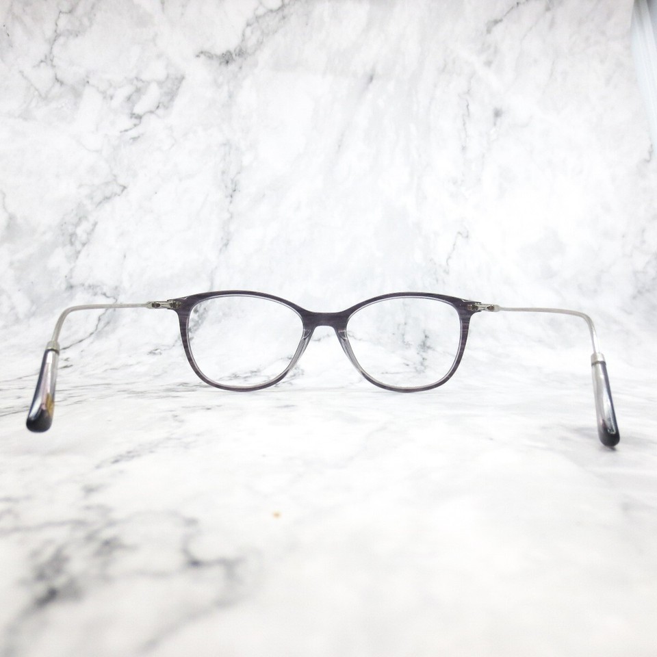 ANNE KLEIN AK5072 001 Smoke Horn Womens Semi Cat Eye Eyeglasses 50-17 ...