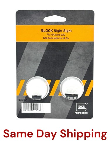 Glock OEM 6.1 Slim Night Sight Set 42, 43, 43X 39930 764503019234| eBay