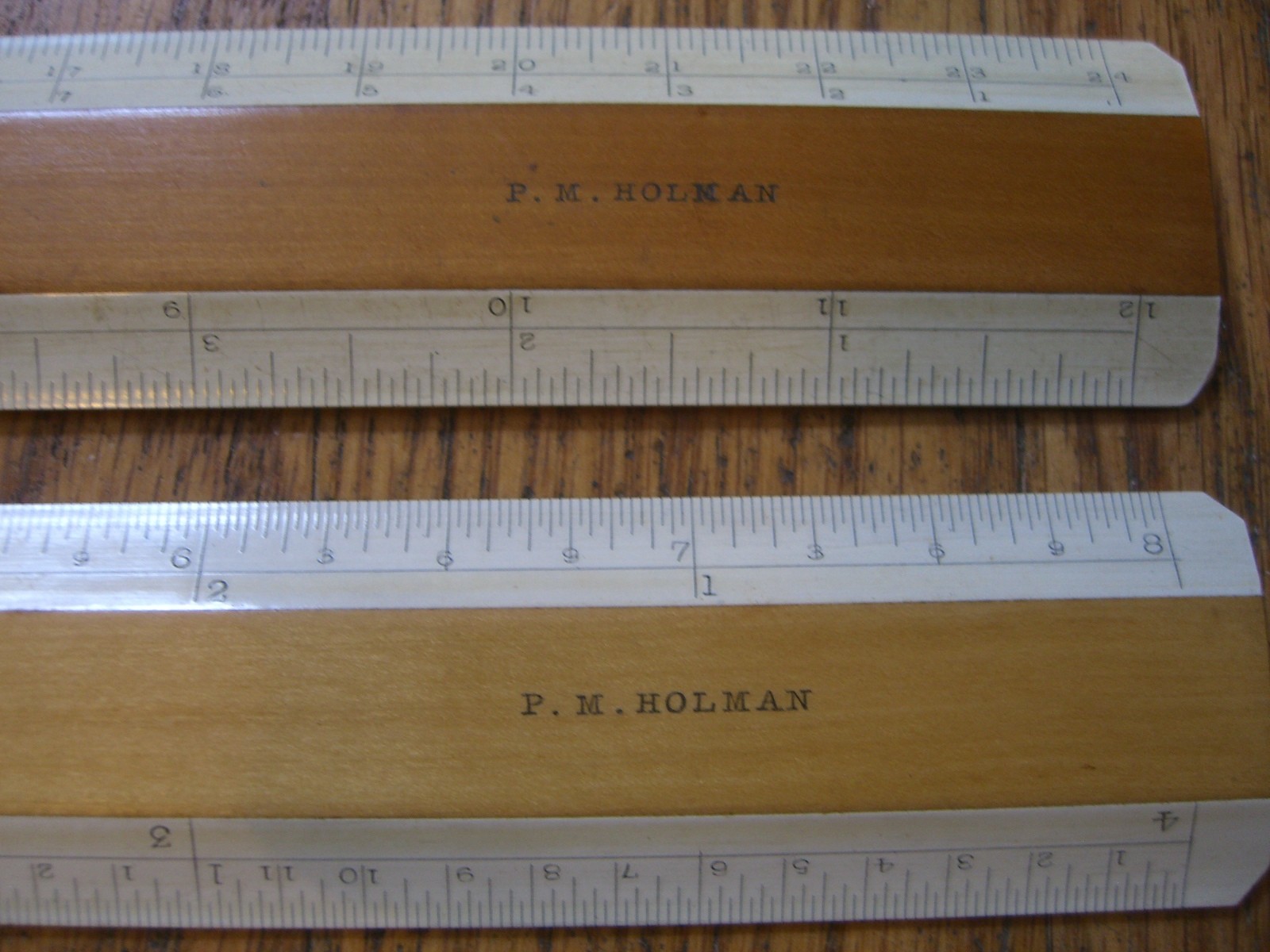 Antique John Davis & Son Derby Engine Divided Engineers Ruler Set (4) w ...