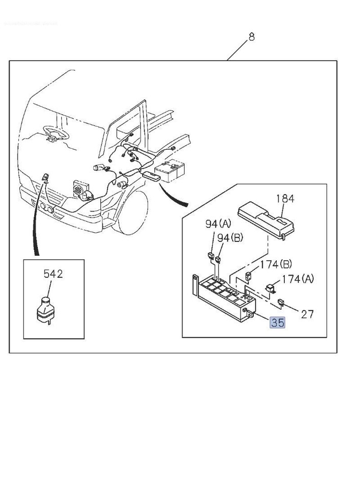 Fuse Relay Box With Cover for Isuzu NPR NPR-HD NQR NRR 1995-2007 ...