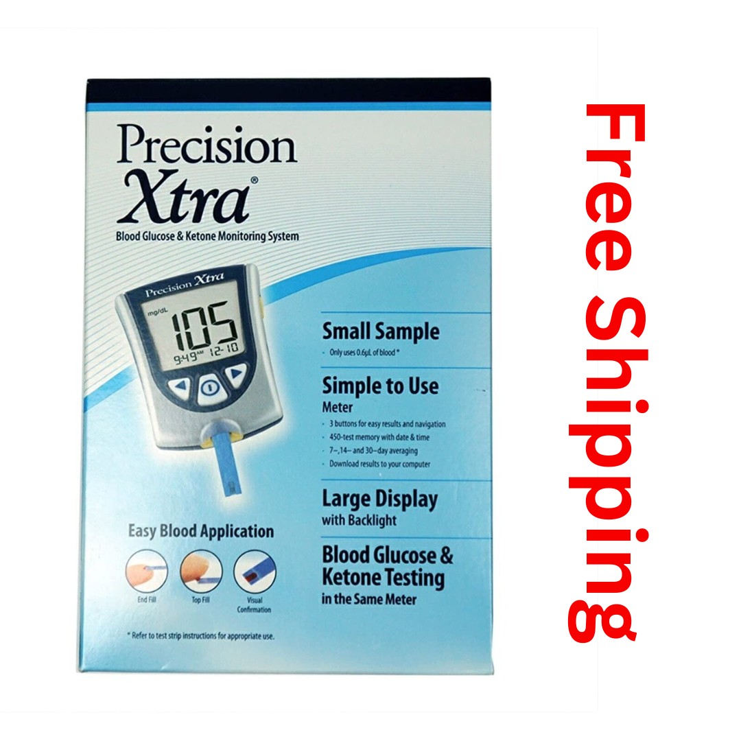 Precision Xtra 98814 Blood Glucose and Ketone Monitoring System for ...