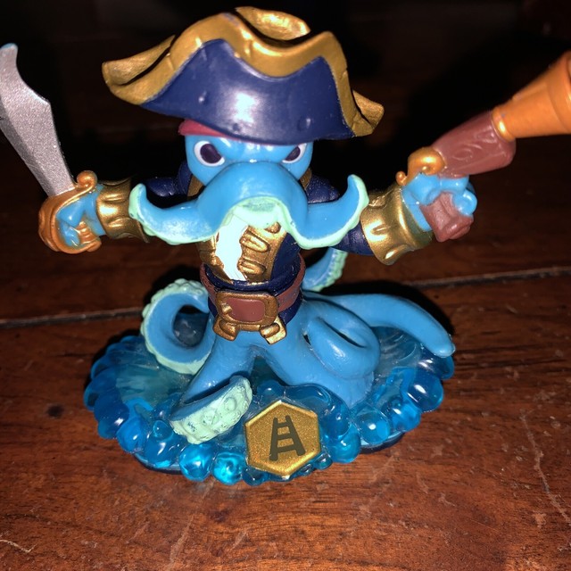 Wash Buckler Swap Force Skylanders Activision Blue Octopus Pirate ...