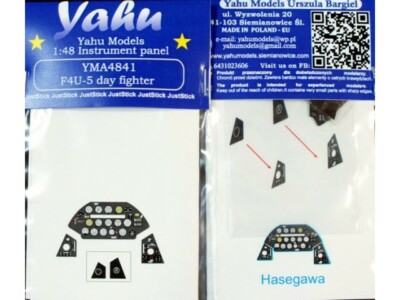 YAHU YMA4841 F4U-5 1/48 Instrument panel | eBay