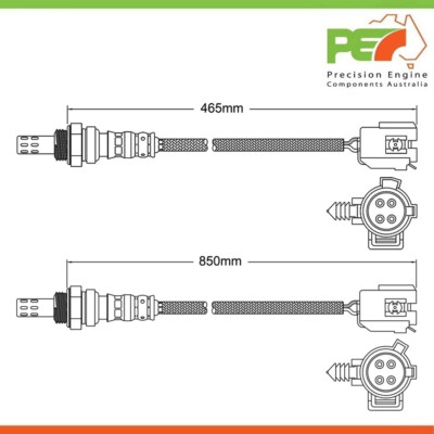 2x New * OEM * Pre-Cat & Post-Cat Oxygen Sensors For Chrysler Neon 2.0L ...