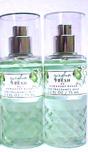 Lot set of TWO Bath & Body Works Gingham Fresh Mini Fragrance Mist ...