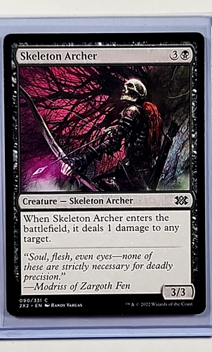 2022 MTG Magic the Gathering 2x2 Double Masters #90 Skeleton Archer ...
