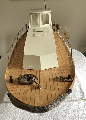 RC PILOT BOAT BRUSHLESS WATER COOLED SCRATCH BUILT WORKING MODEL ...