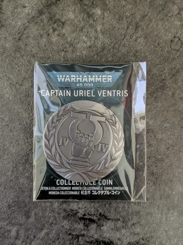 Warhammer Collectible Coin: 40K Captain Uriel Ventris | eBay