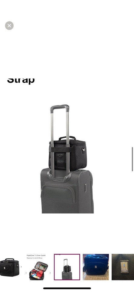 TRAVELPRO FlightCrew 5 Crew Cooler FC5 3600-01 Insulated Lunch Bag ...