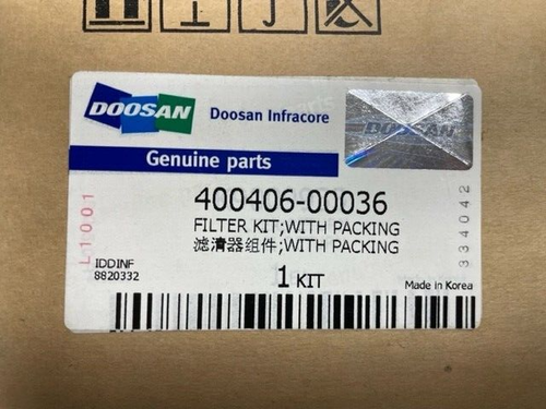 DEVELON DOOSAN FILTER KIT W/ PACKING, PART NO. 400406-00036. | eBay