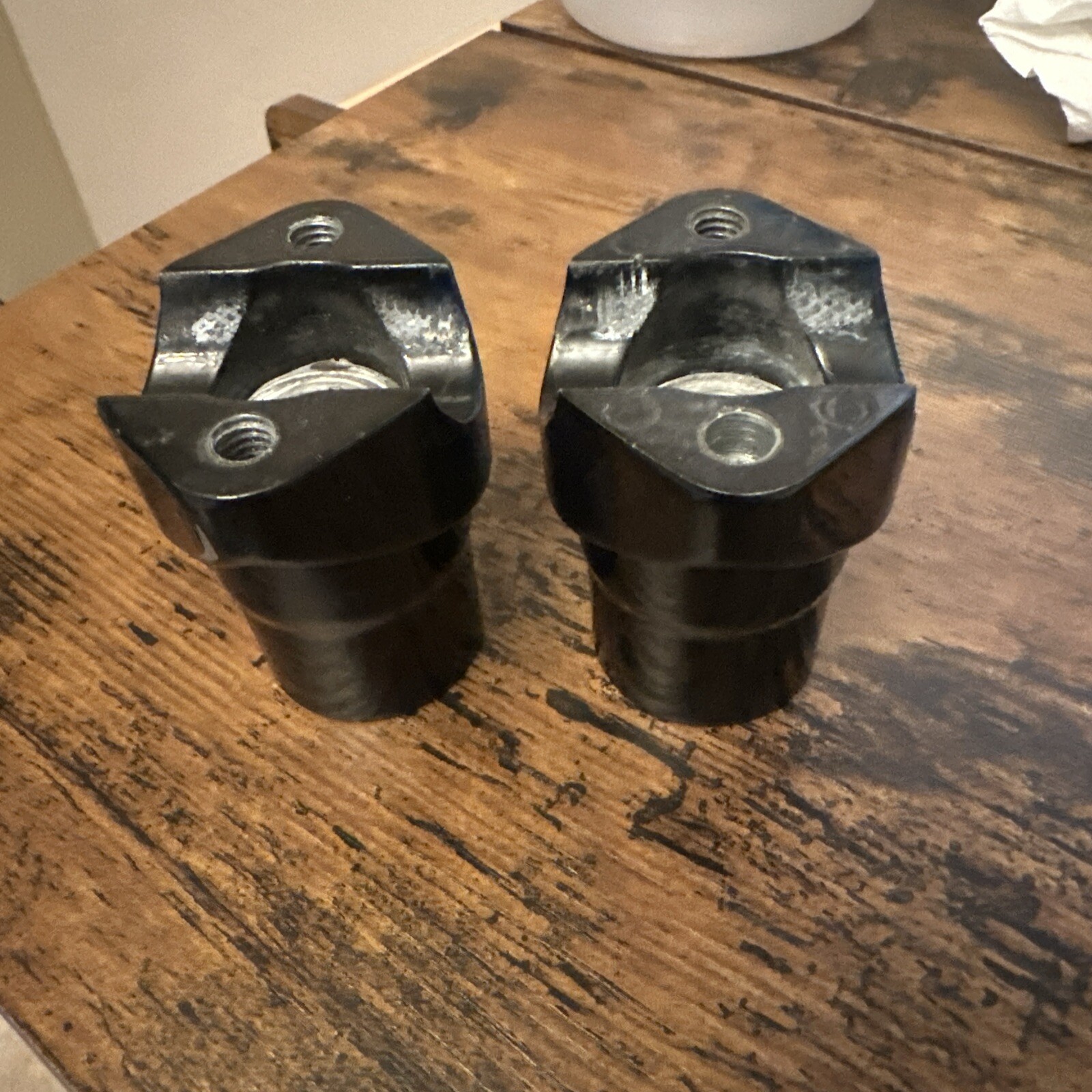 genuine harley springer handlebar risers oem black bad boy heritage ...